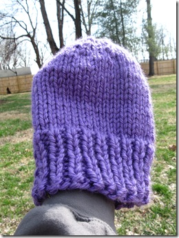 Knitted Flat Hat Pattern